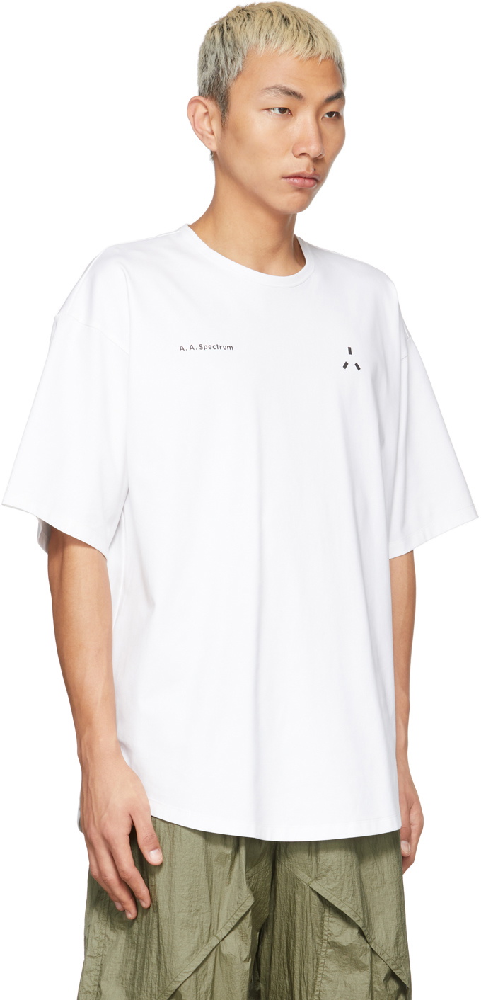A. A. Spectrum White 'All About Spectrum' T-Shirt A. A. Spectrum