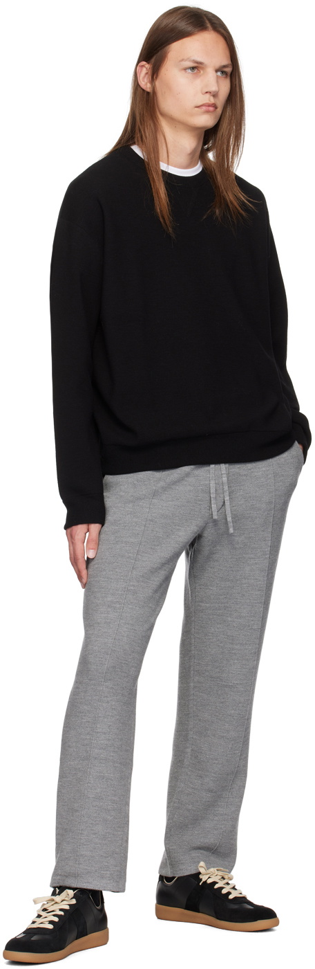 Solid Homme Gray Drawstring Sweatpants Solid Homme