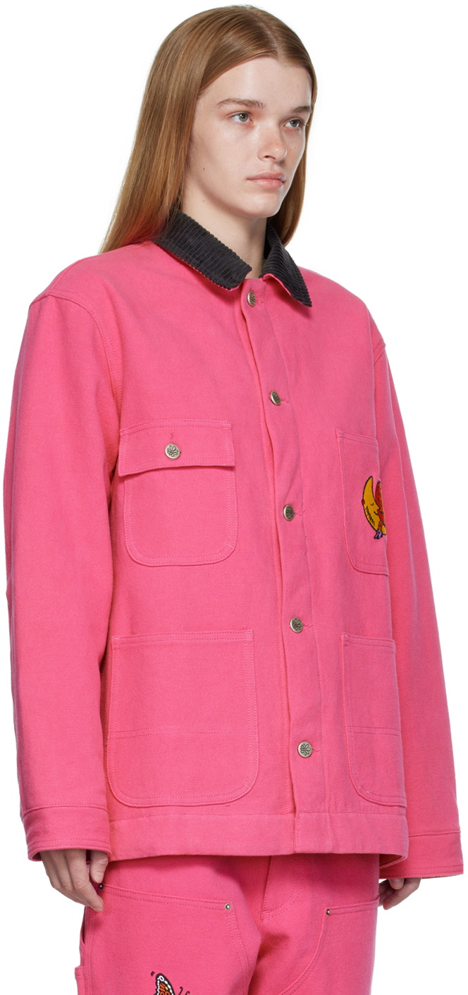 Sky High Farm Workwear Pink Chore Jacket Sky High Farm Workwear