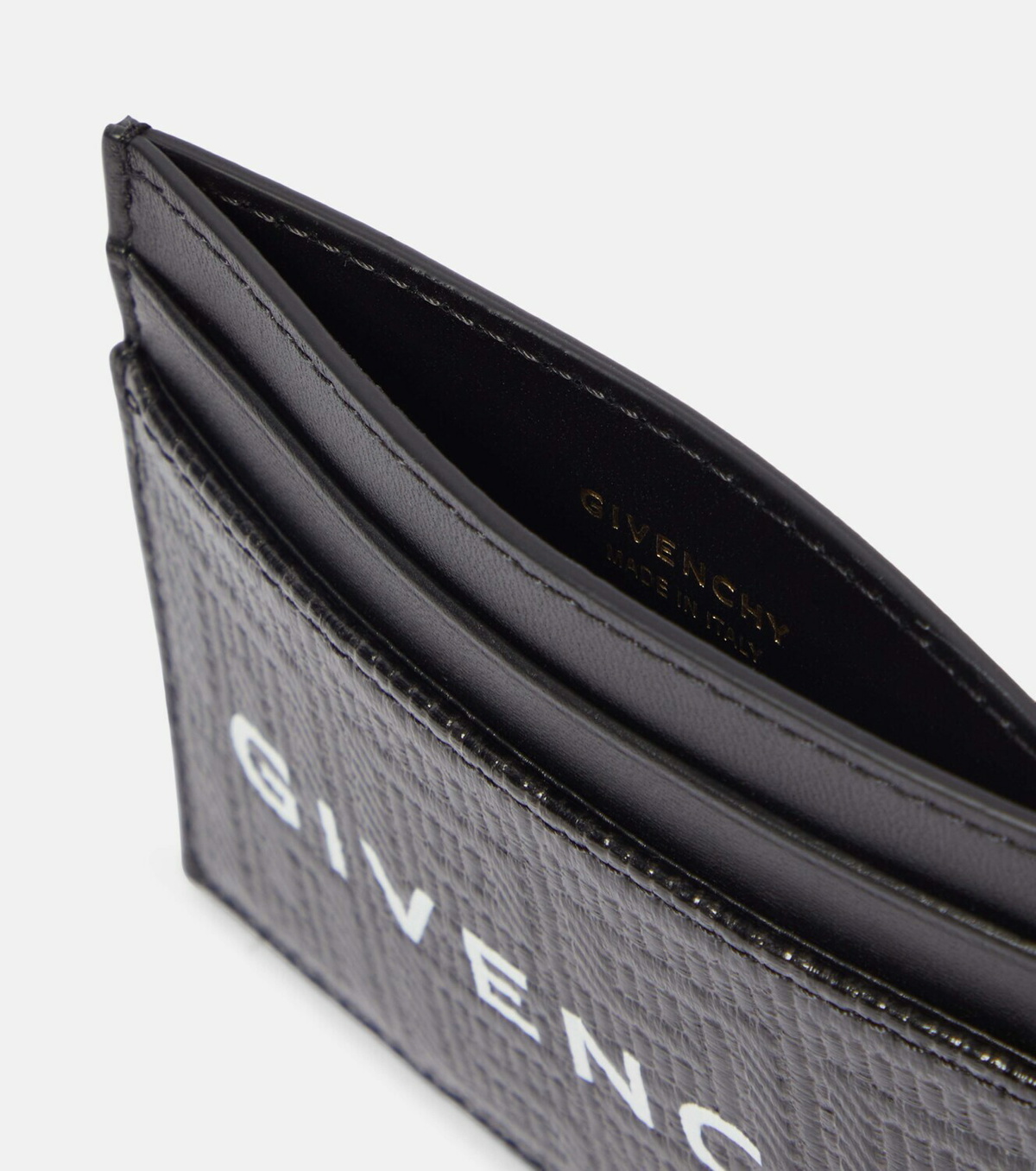 Givenchy - 4G leather and canvas card holder Givenchy
