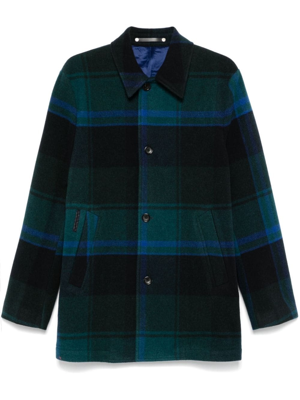 PS PAUL SMITH - Checked Wool Coat PS by Paul Smith