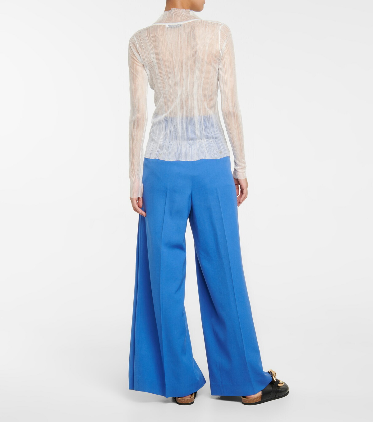 JW Anderson - Printed sheer top JW Anderson