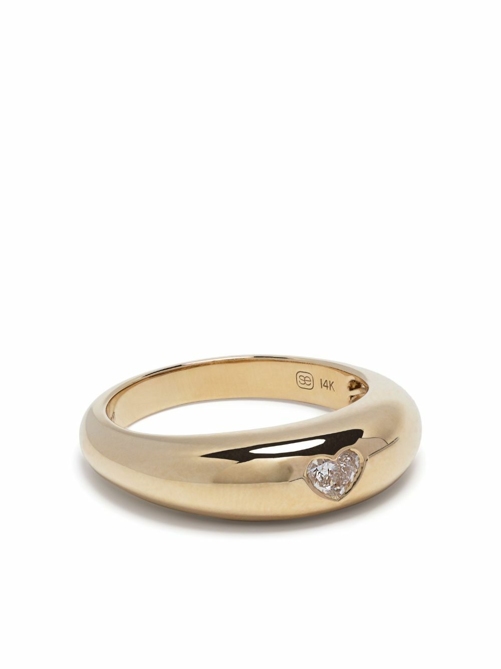 Sydney Evan 14K Yellow Gold Heart Diamond Ring Sydney Evan Sydney Evan 14K Yellow Gold Heart Diamond Ring Sydney Evan