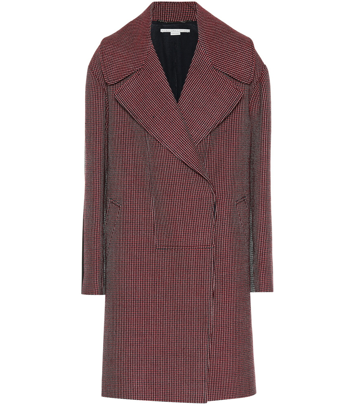 Stella McCartney - Houndstooth check wool coat Stella McCartney
