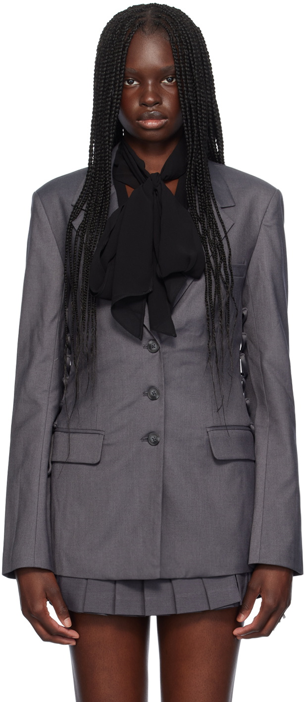 GUIZIO Gray Delila Blazer GUIZIO