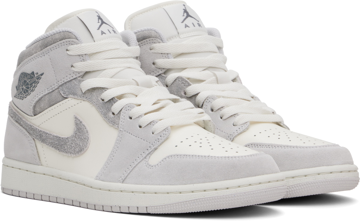 Nike Jordan Gray Air Jordan 1 Mid SE Sneakers Nike Jordan Brand