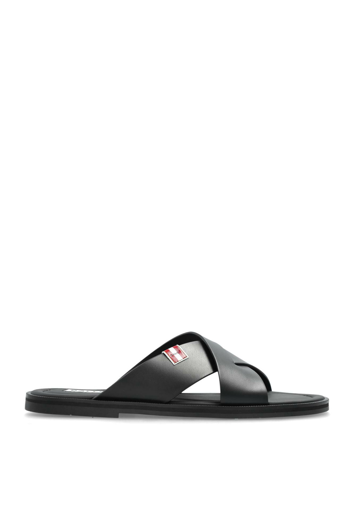 Bally Leather Slides Glorany Bally