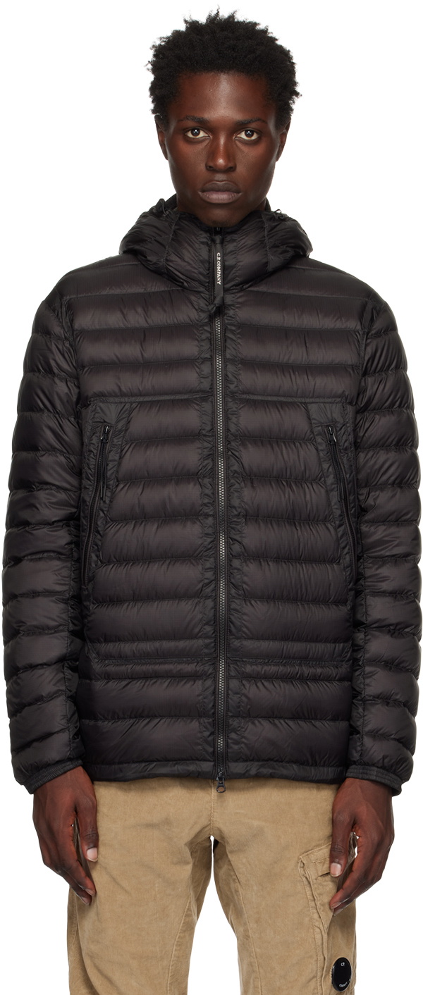 C.P. Company Black D.D. Shell Goggle Down Jacket C.P. Company