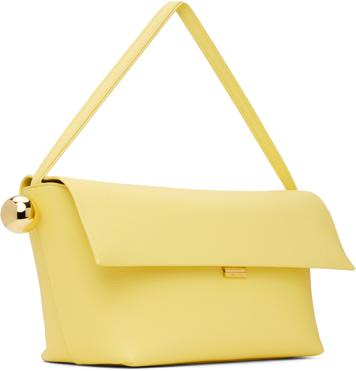 JACQUEMUS Yellow La Casa 'Le grand Rond Carré' Bag Jacquemus