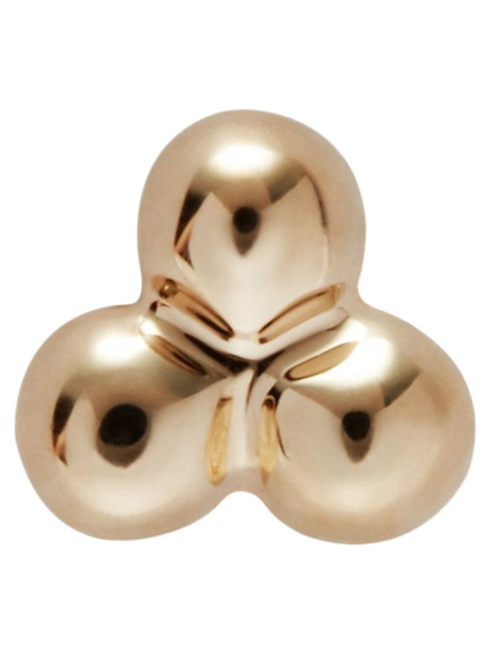 MARIA TASH 18K Yellow Gold Three Ball Trinity Earring Maria Tash