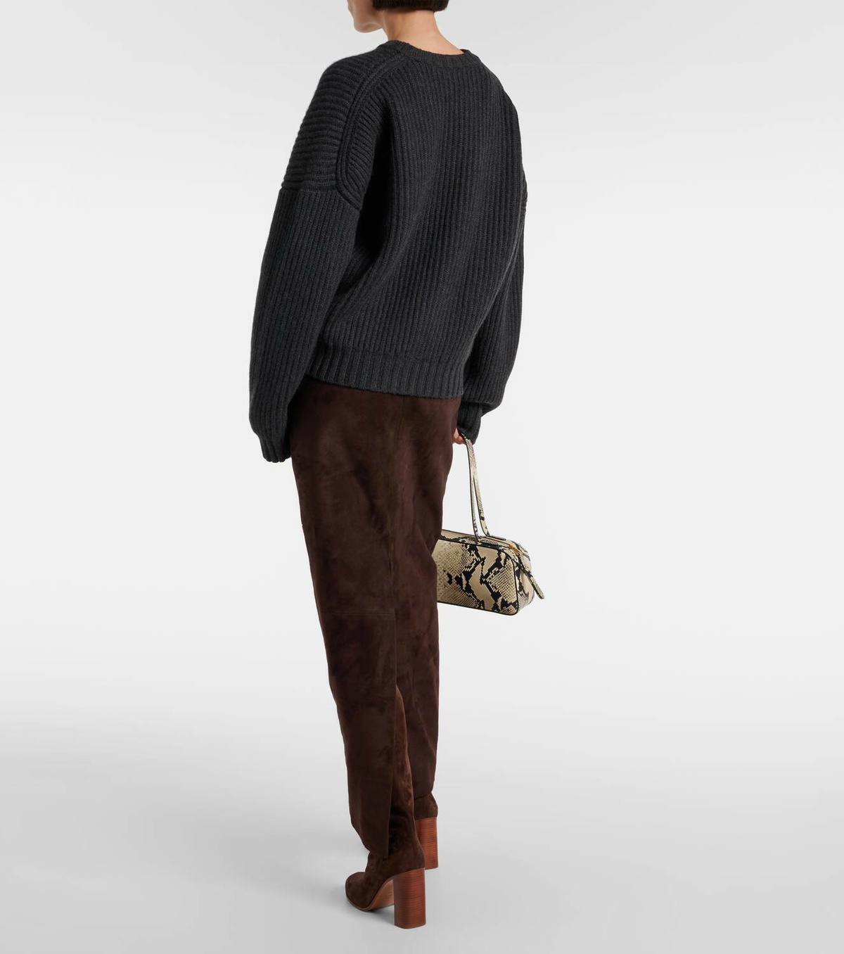 Khaite Manuela ribbed-knit cashmere sweater Khaite