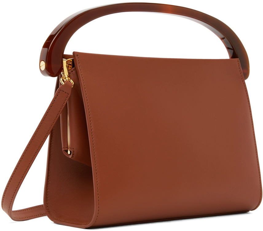 Dries Van Noten Brown Leather Rectangle Bag Dries Van Noten