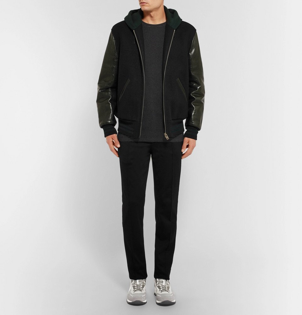 Lanvin - Leather, Suede and Shell Sneakers - Men - Gray Lanvin