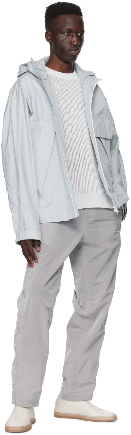 Solid Homme Blue Raglan Jacket Solid Homme