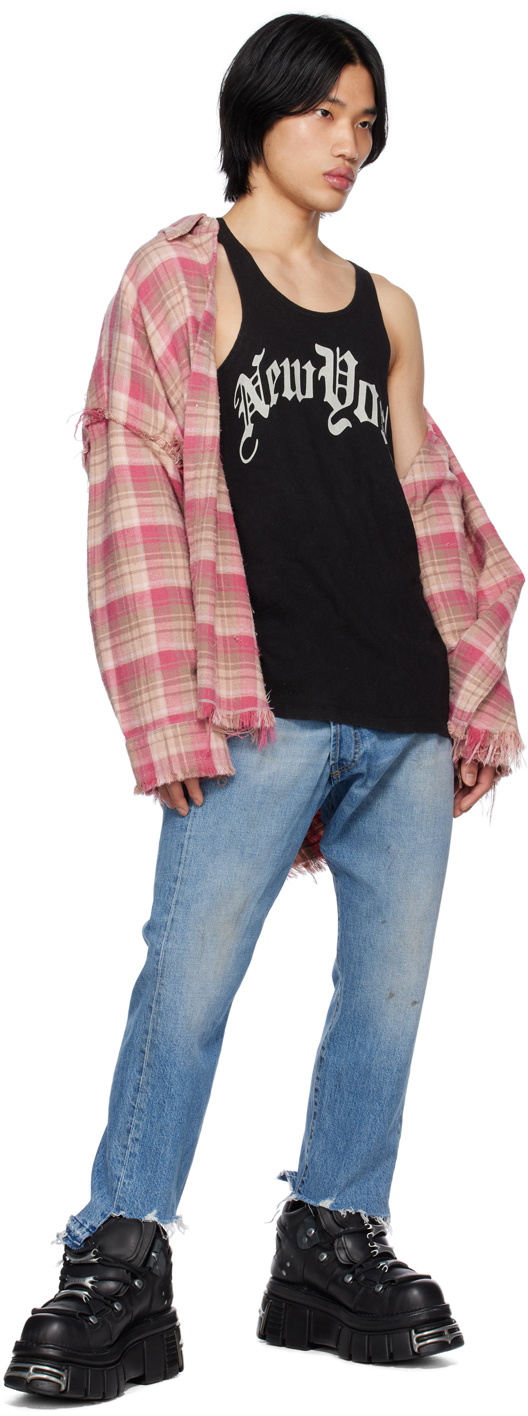 R13 Black 'New York' Tank Top R13