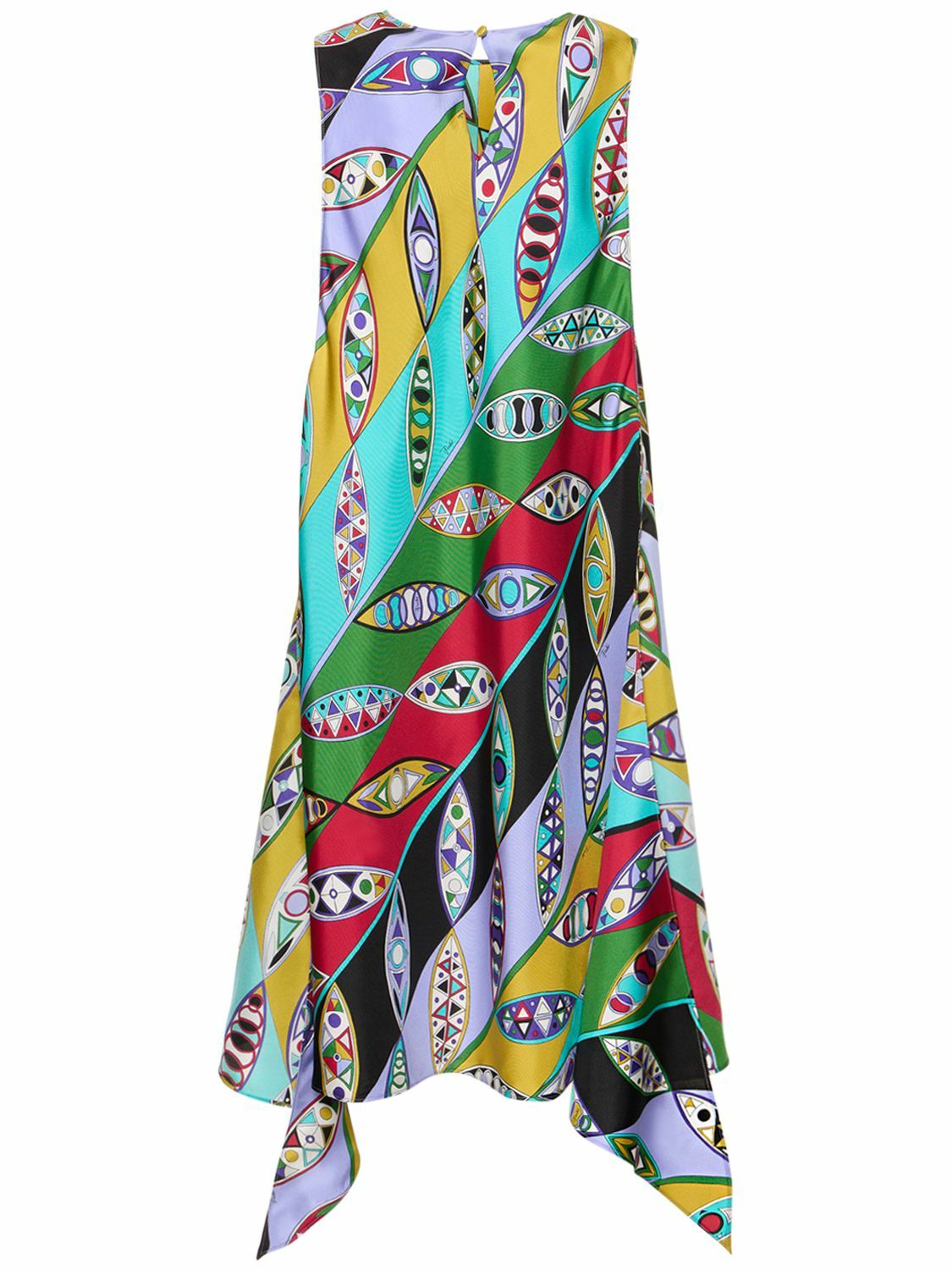 PUCCI Girandole Printed Silk Twill Top Emilio Pucci