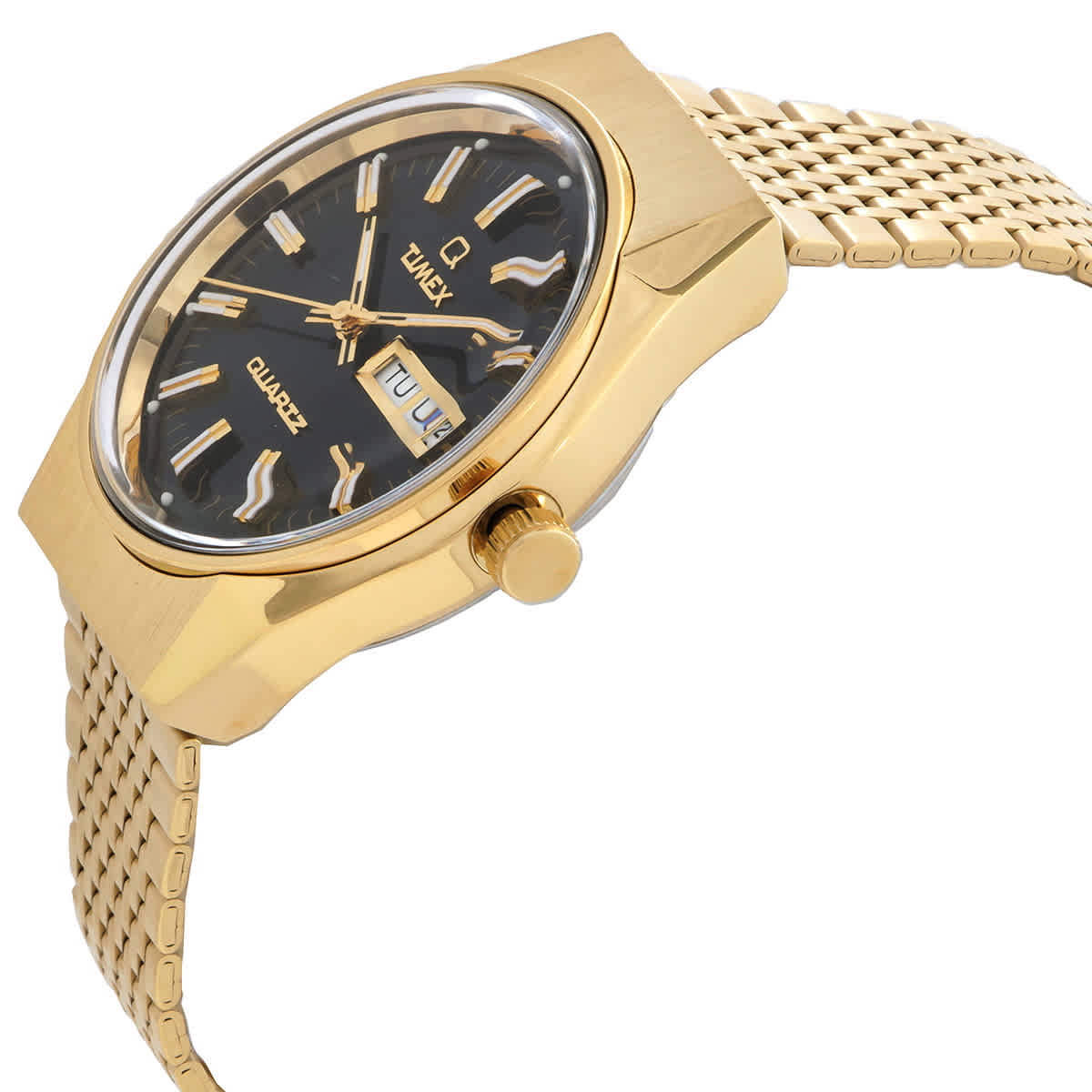 Timex Q Timex Falcon Eye Quartz Black Dial Mens Watch TW2W62500 Timex