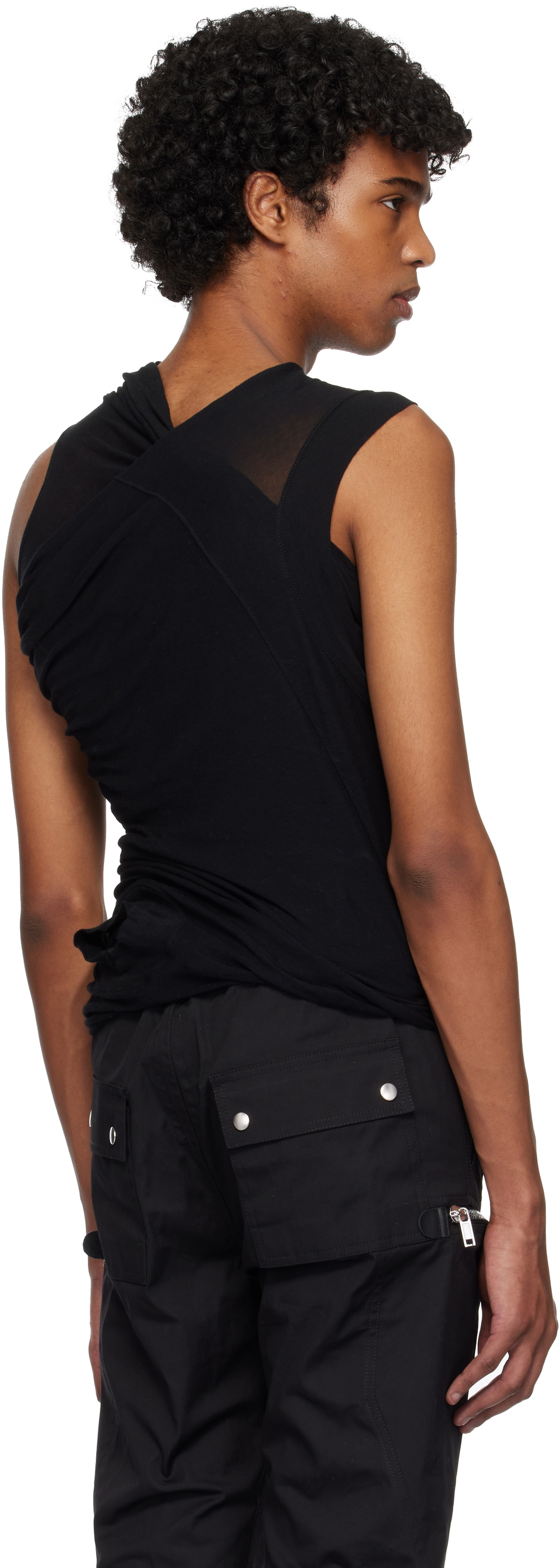 Rick Owens Black Hollywood Banana Top Rick Owens