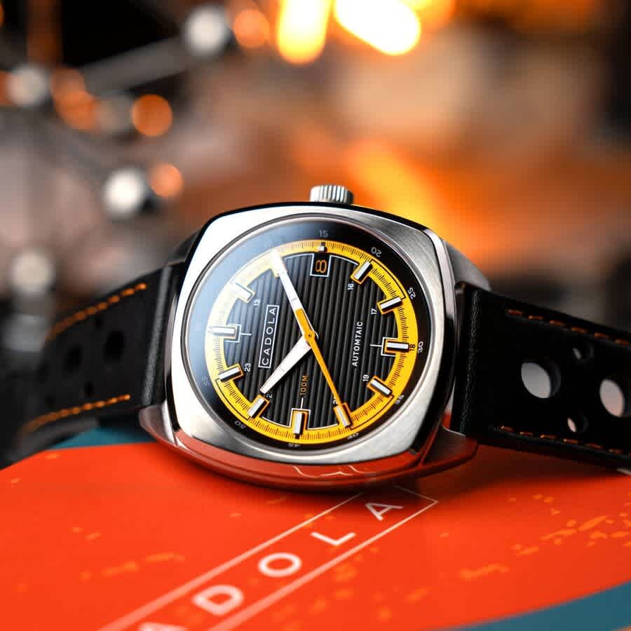 Cadola Buxton Automatic Black Dial Mens Watch CD-1057-03 Cadola