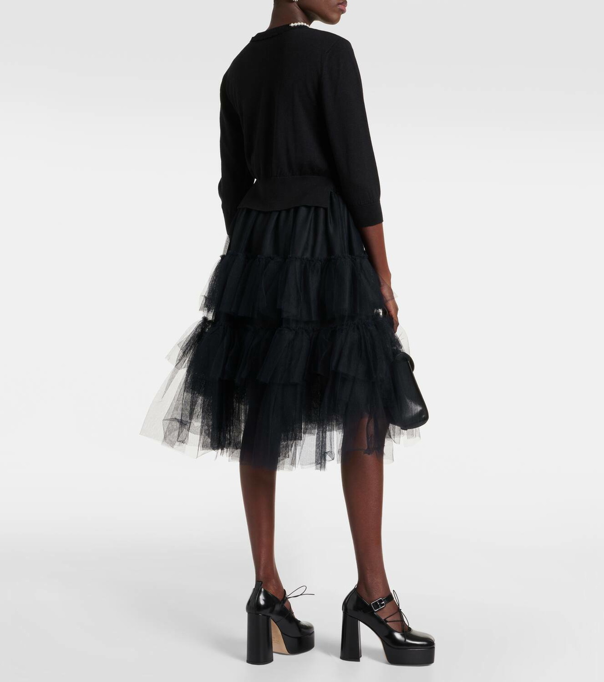 Simone Rocha Beaded wool and silk cardigan Simone Rocha