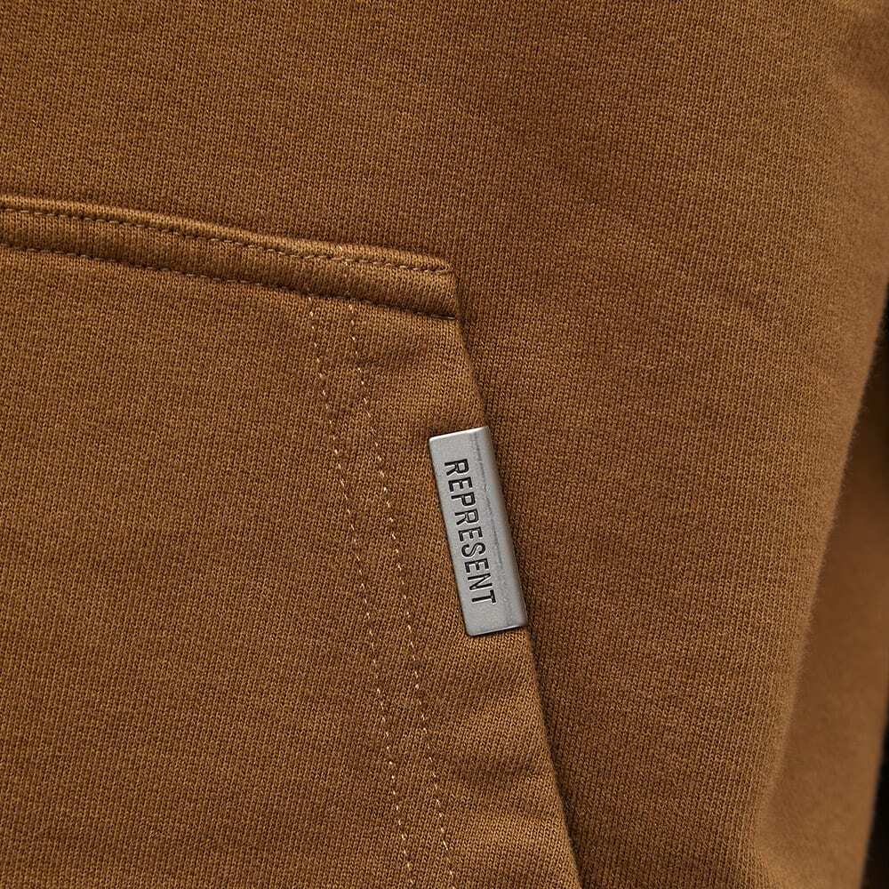 Represent Men's Blank Hoody in Mustang Represent