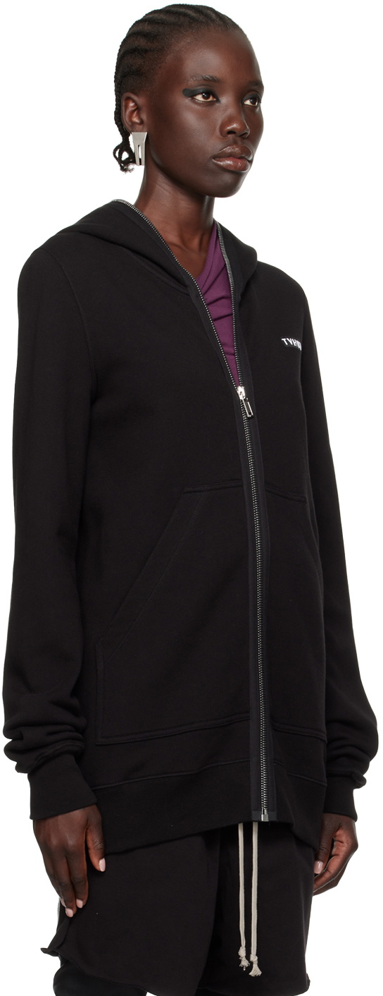 Rick Owens SSENSE Exclusive Black KEMBRA PFAHLER Edition Hoodie Rick Owens