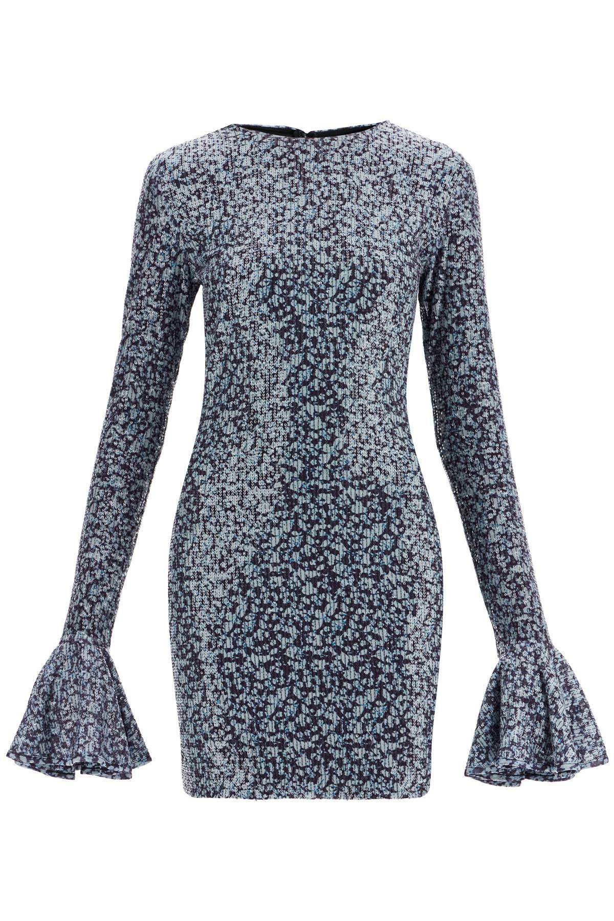ROTATE open-back sequin mini dress Blue ROTATE Birger Christensen