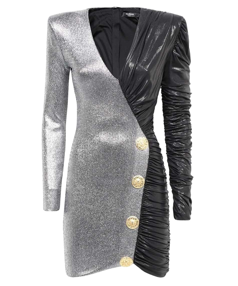 Balmain Combined Fabric Dress Balmain