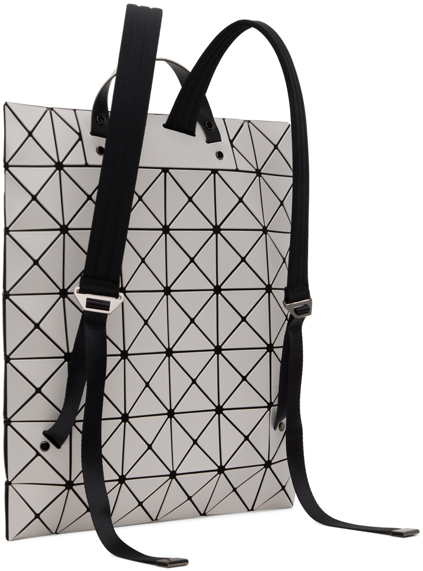 BAO BAO ISSEY MIYAKE Gray Flat Pack Backpack Bao Bao Issey Miyake