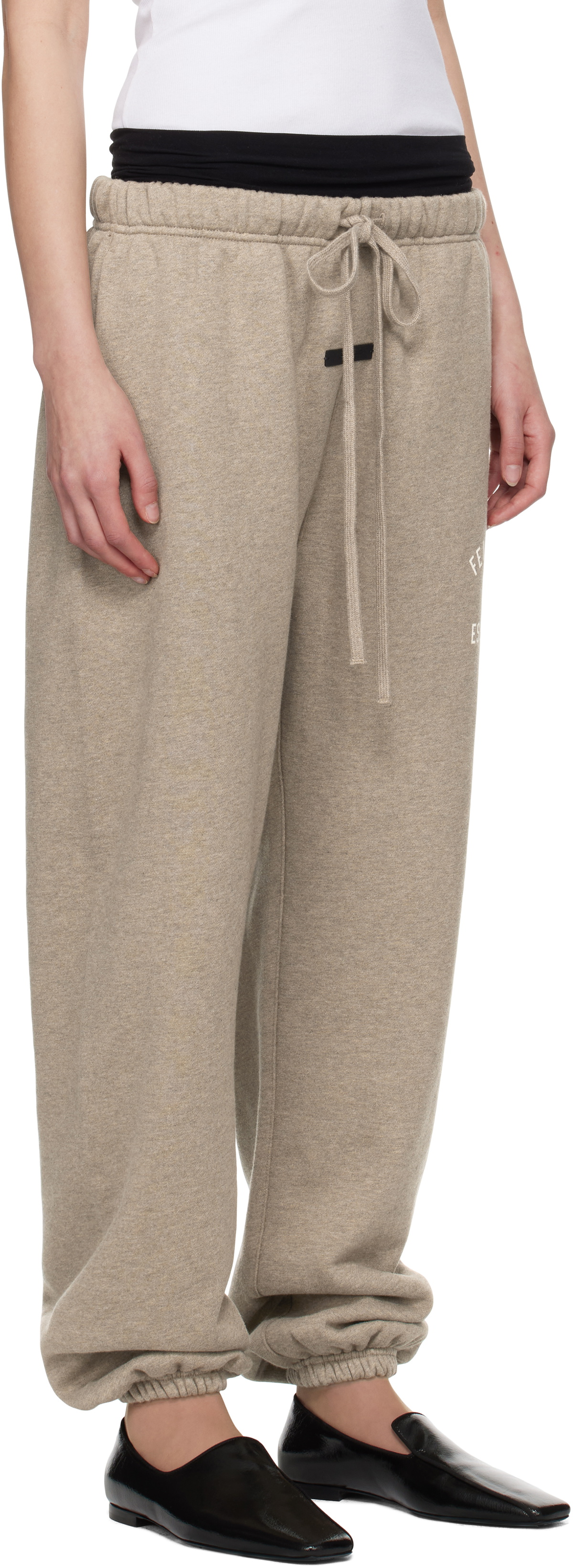 Fear of God ESSENTIALS Gray Fleece Sweatpants Fear Of God Essentials