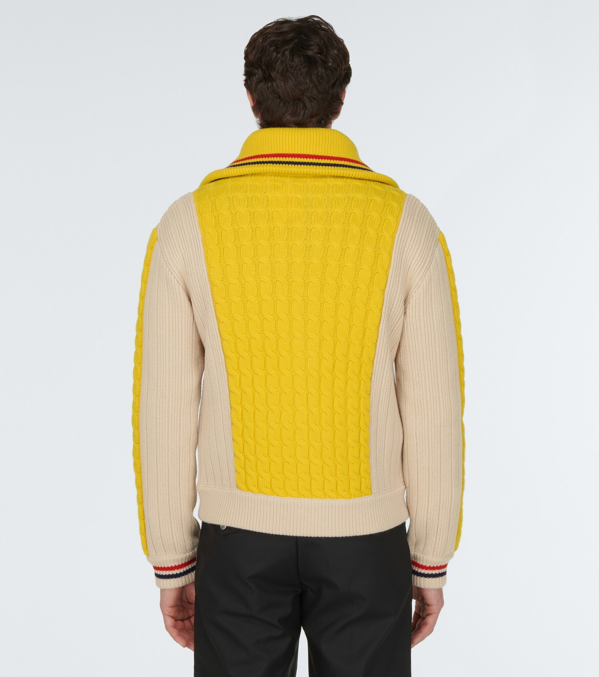 Gucci - Cable-knit wool cardigan Gucci