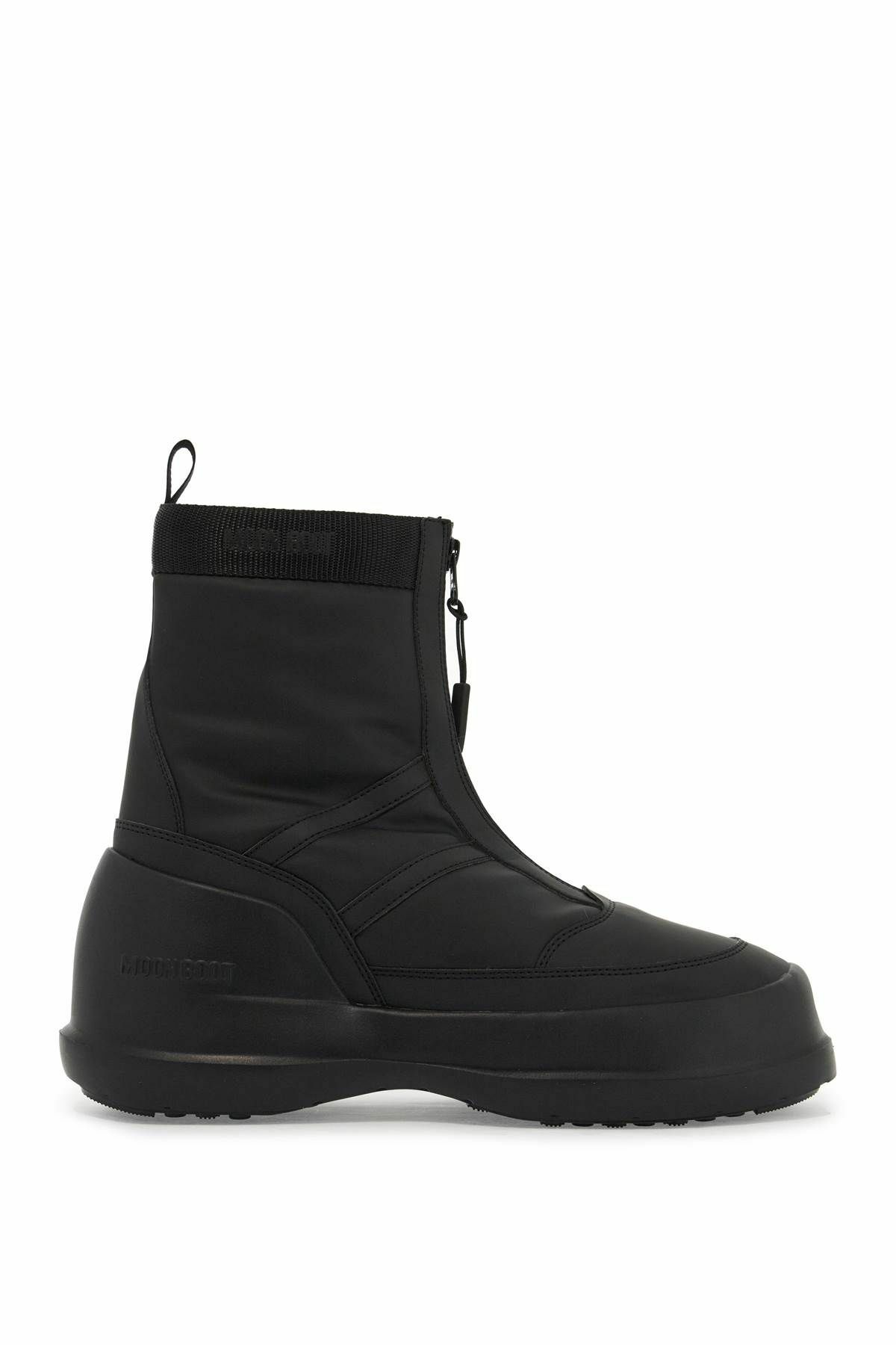 MOON BOOT luna zip boots with zipper Black Moon Boot