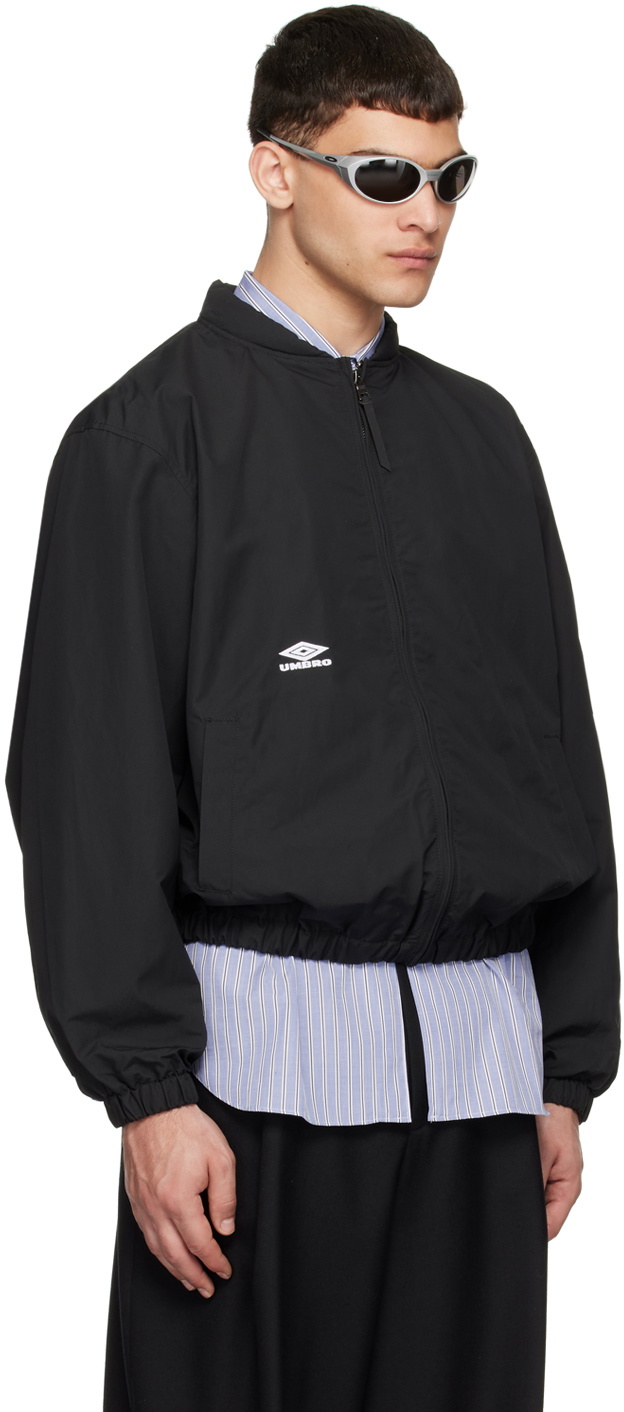 Umbro Black Slam Jam Edition Harrington Bomber Jacket Umbro