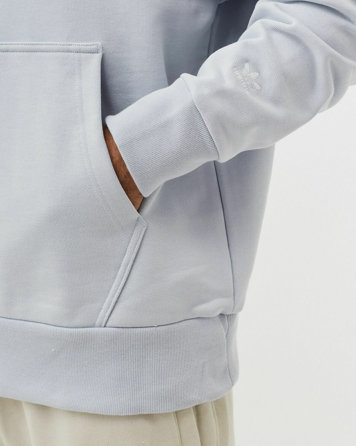 Adidas Pw Basics Hood Blue Hoodies adidas