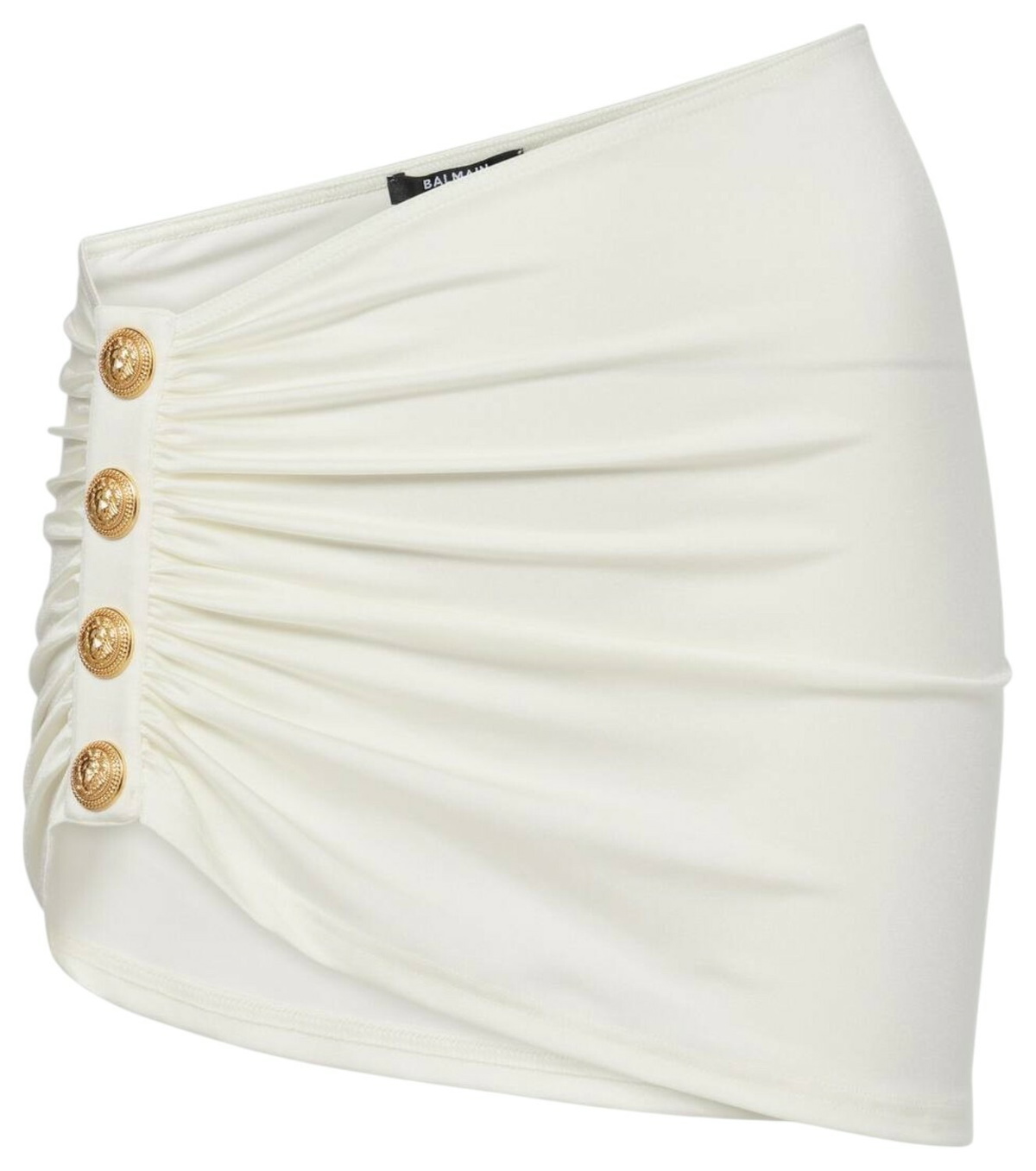 Balmain Draped asymmetric beach cover-up Balmain