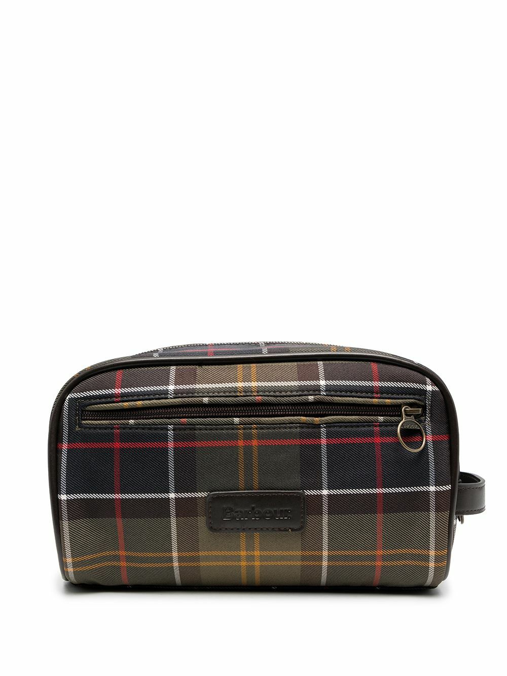 BARBOUR - Vanity Case With Tartan Pattern Barbour