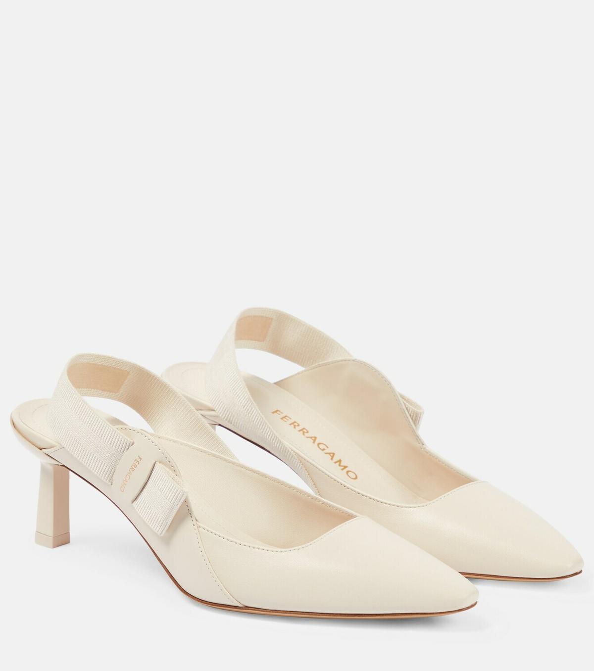 Ferragamo Vara leather slingback pumps Salvatore Ferragamo