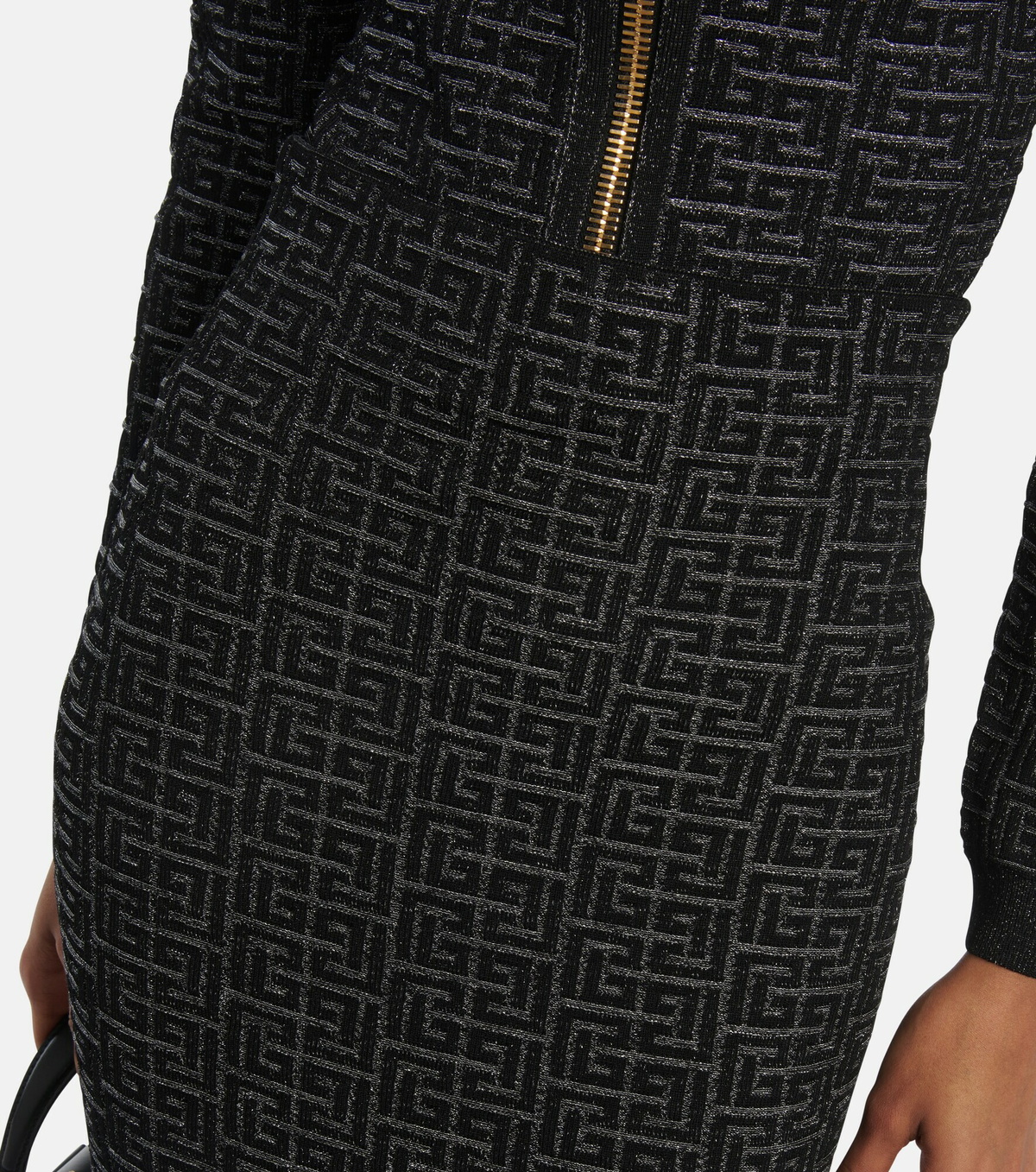 Balmain - Monogram jacquard pencil skirt Balmain