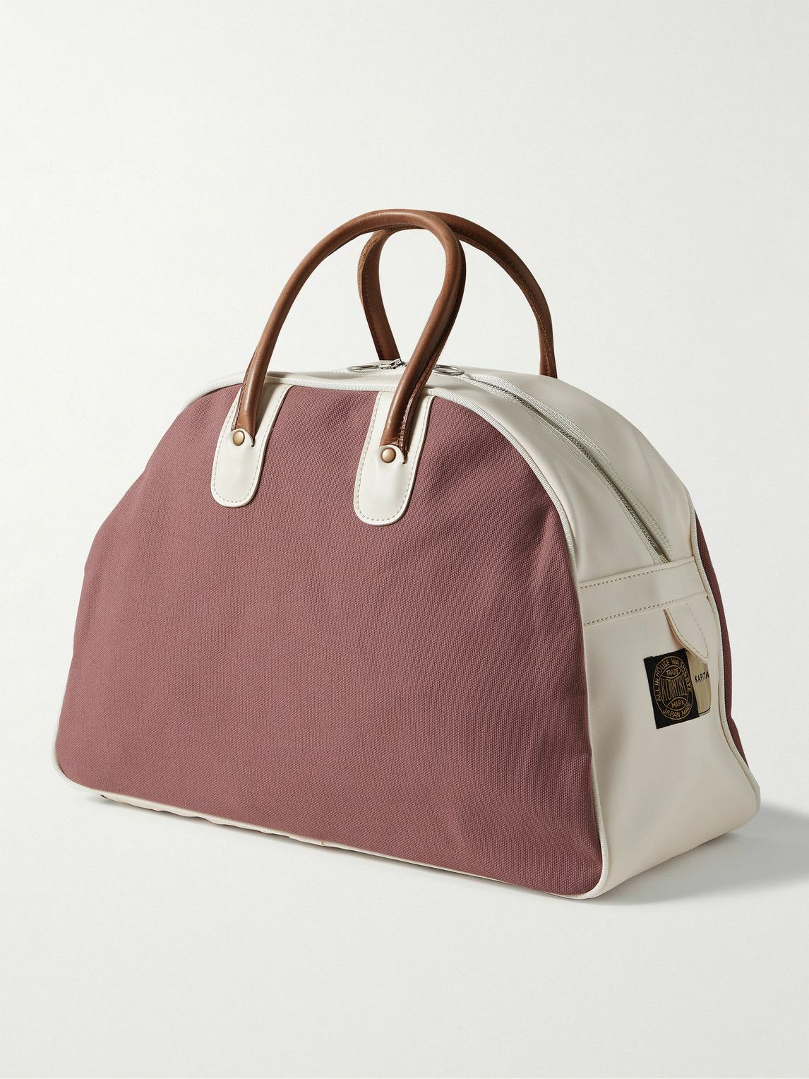 KAPITAL - Printed Canvas and Leather Tote Bag KAPITAL