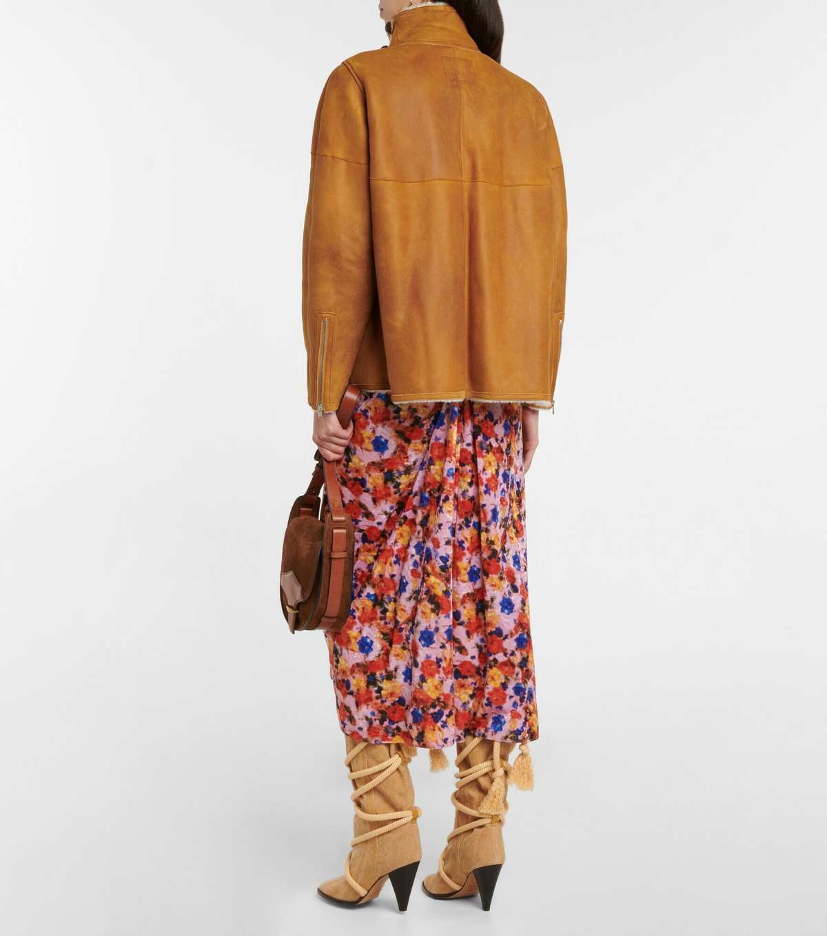 Isabel Marant - Abeliki shearling-lined suede jacket Isabel Marant