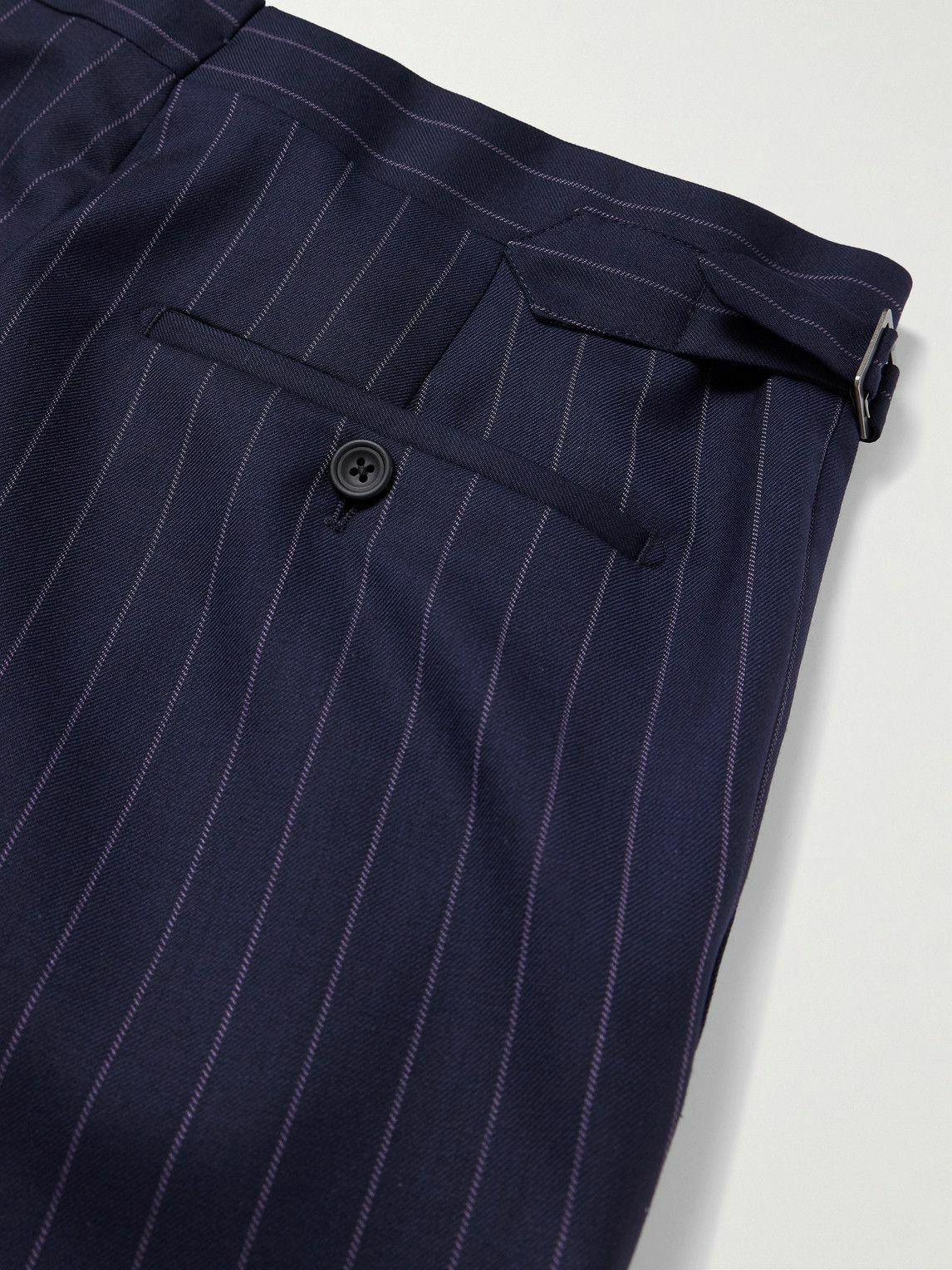 Kingsman - Argylle Straight-Leg Pinstriped Wool and Cashmere-Blend Suit ...