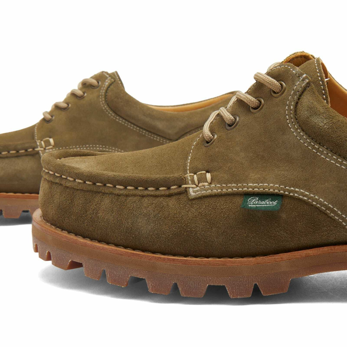 Paraboot Men's Thiers in Khaki Suede Paraboot