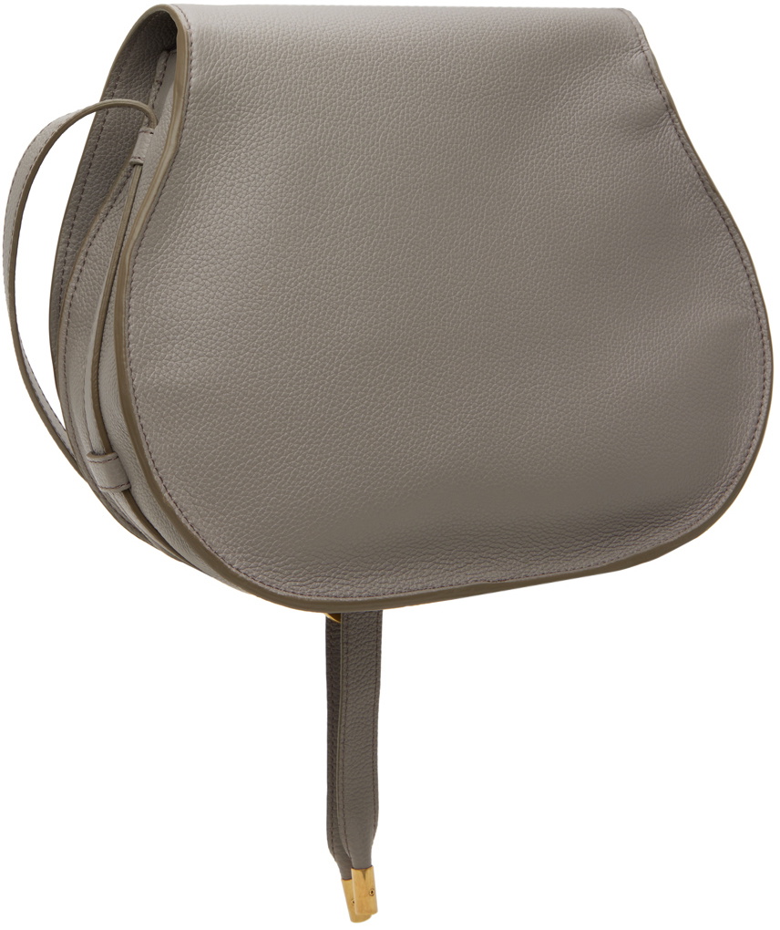 Chloé Gray Medium Marcie Saddle Bag Chloe