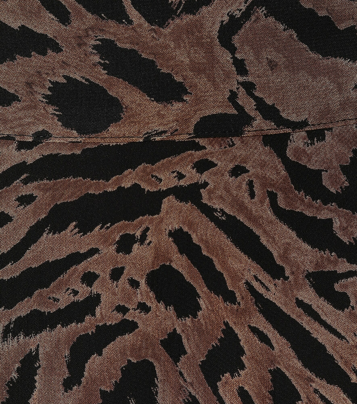 Ganni - Tiger-printed georgette miniskirt GANNI