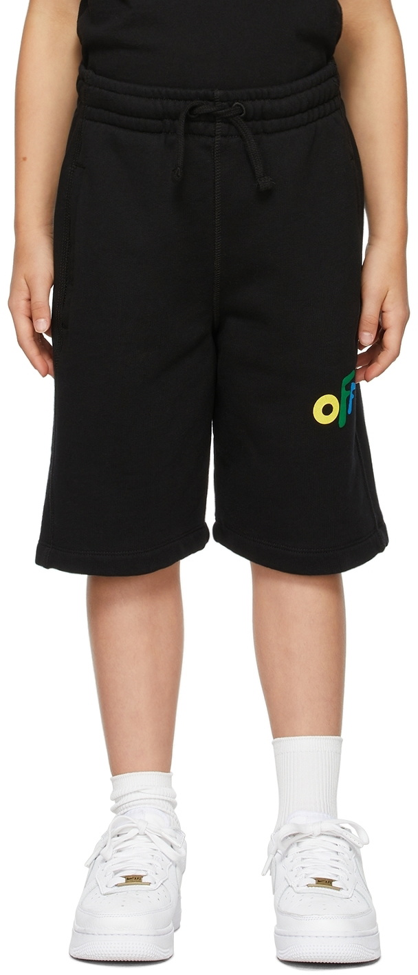Off-White Kids Rounded 'Off' Shorts Off-White