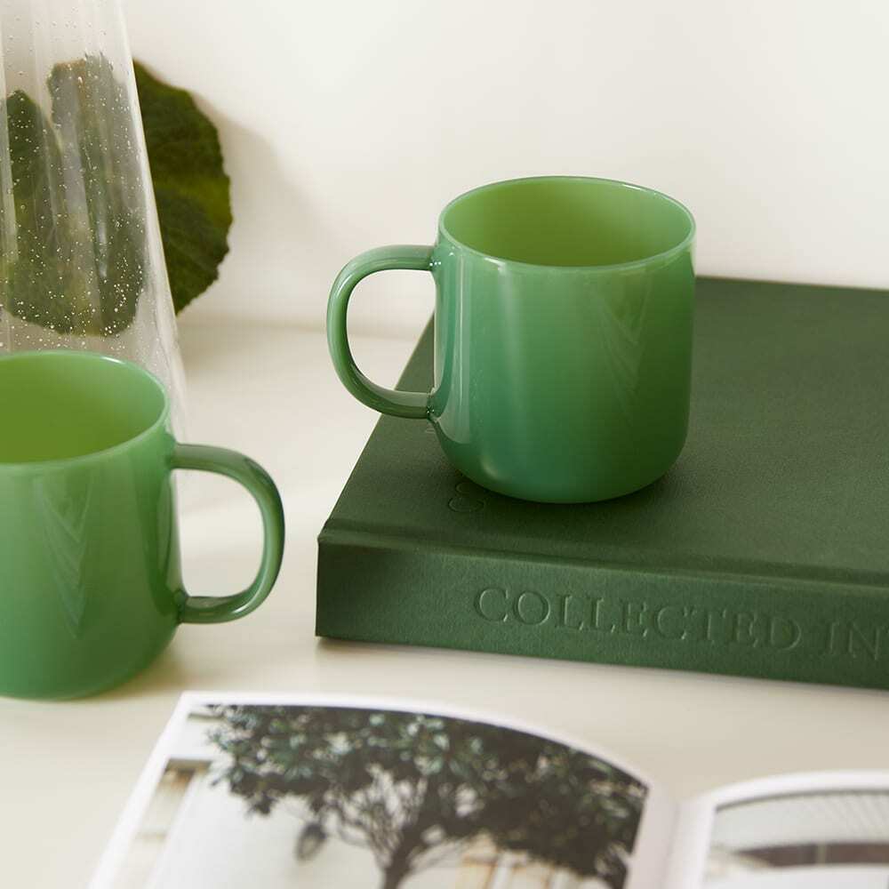 HAY Borosilicate Mug - Set of 2 in Jade Green HAY