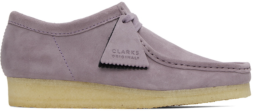 Clarks Originals Purple Wallabee Derbys Clarks Originals