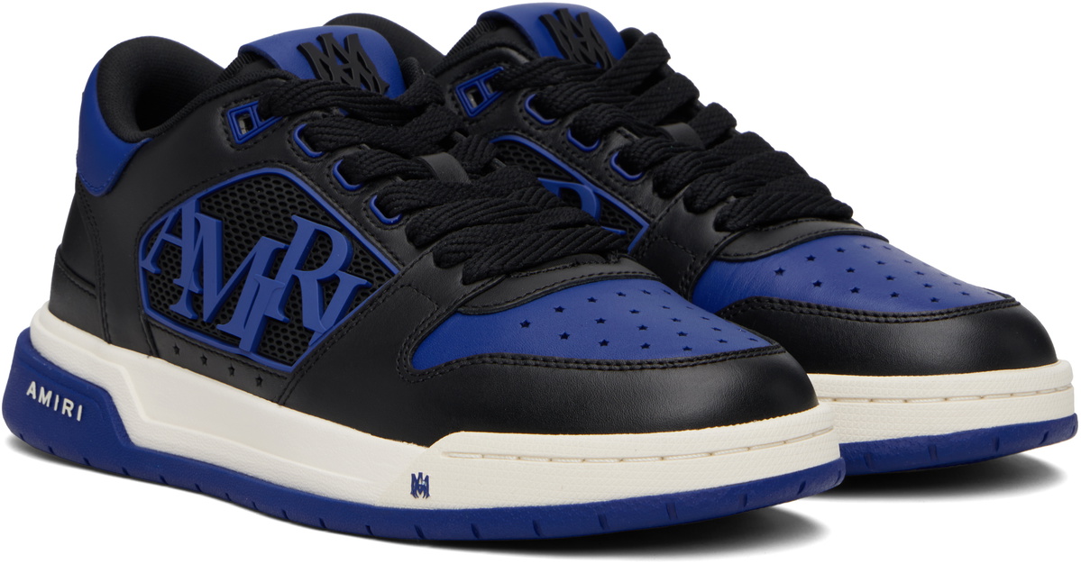 AMIRI Black & Blue Classic Low Sneakers Amiri