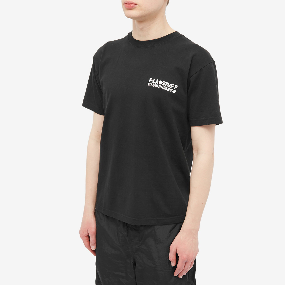 Flagstuff x Elijah Anderson T-Shirt in Black Flagstuff
