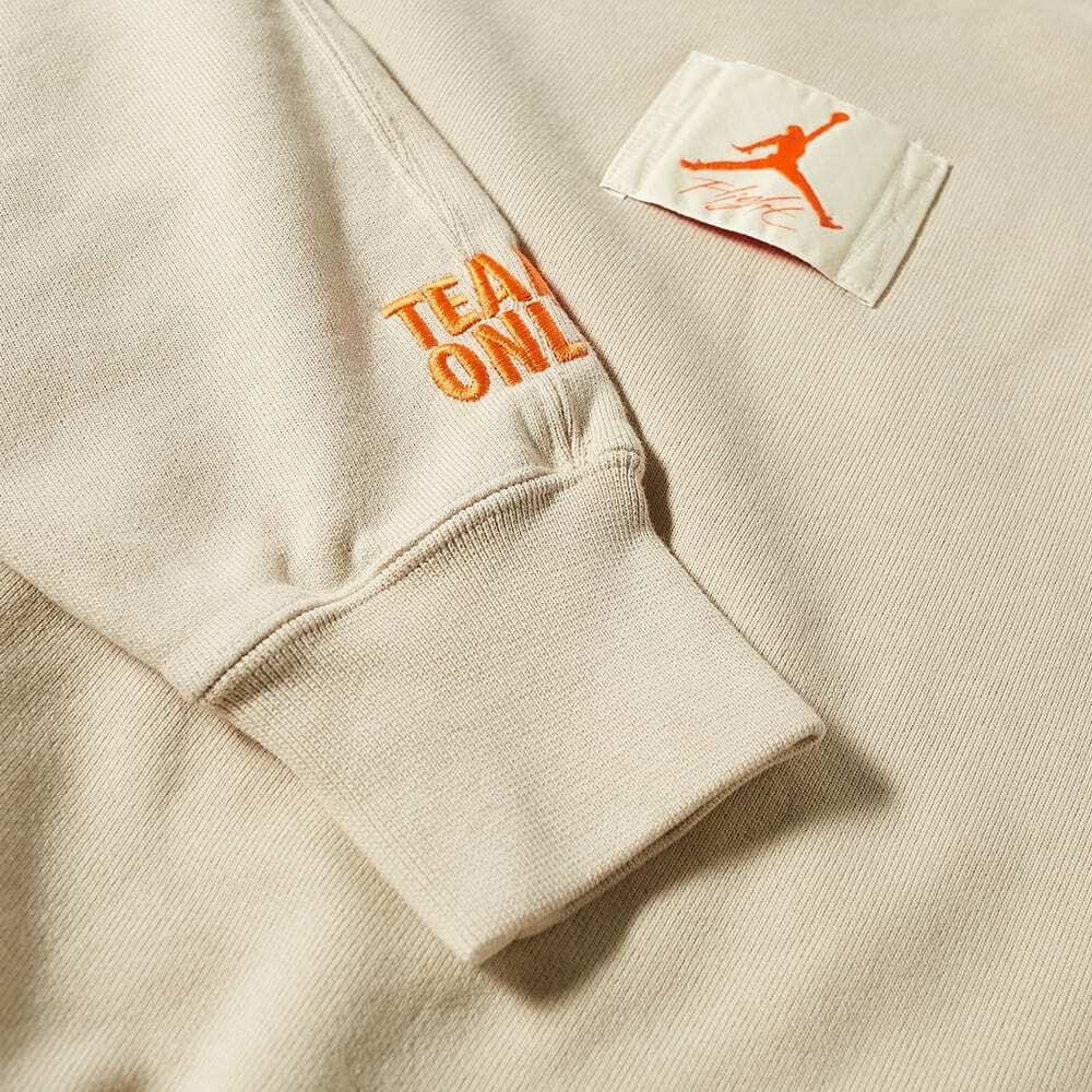 Air Jordan Women's x Shelf Life Crew Sweat in Rattan/Total Orange Nike ...